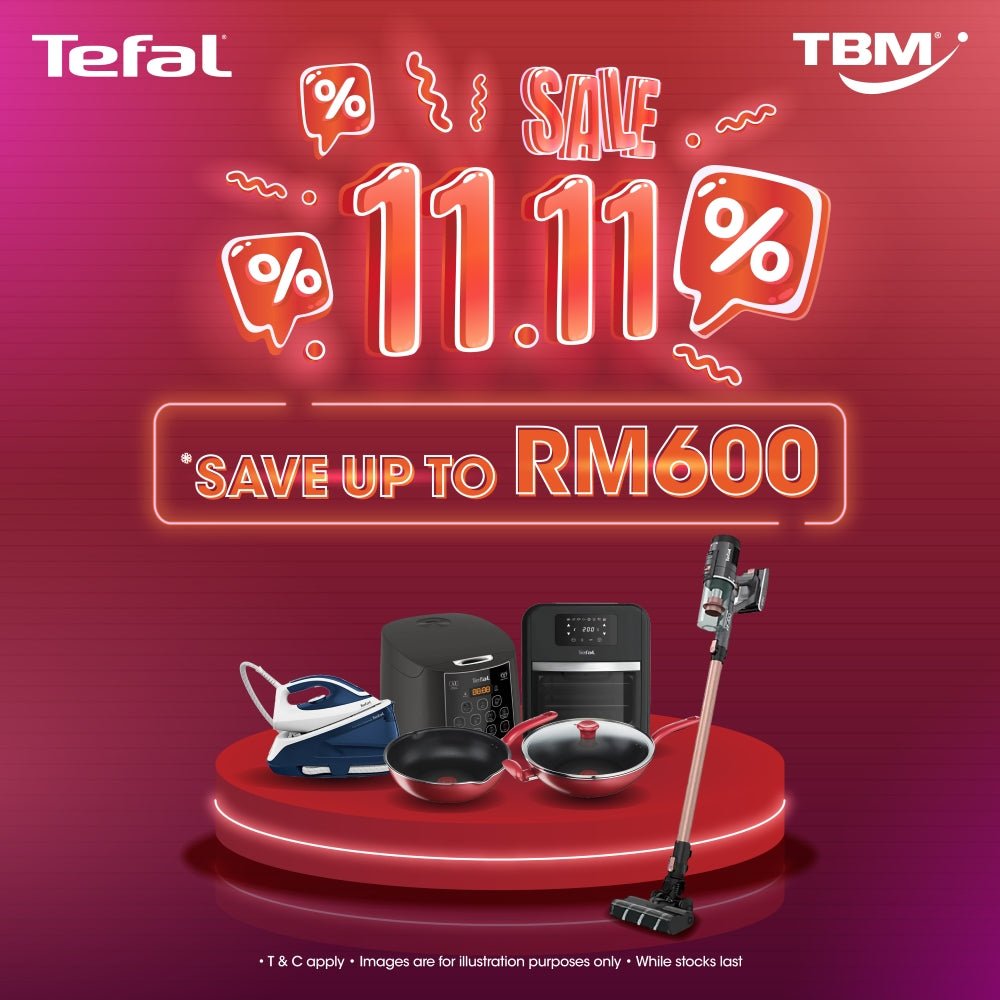 [11.11 Sale] TBM x Tefal 11.11 Promo | 11 November 2022 – TBM Online