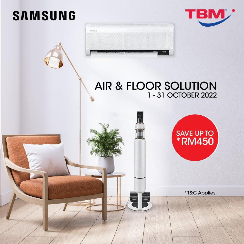 Samsung Air and Floor Solution | Ends 31 October 2022 – TBM
