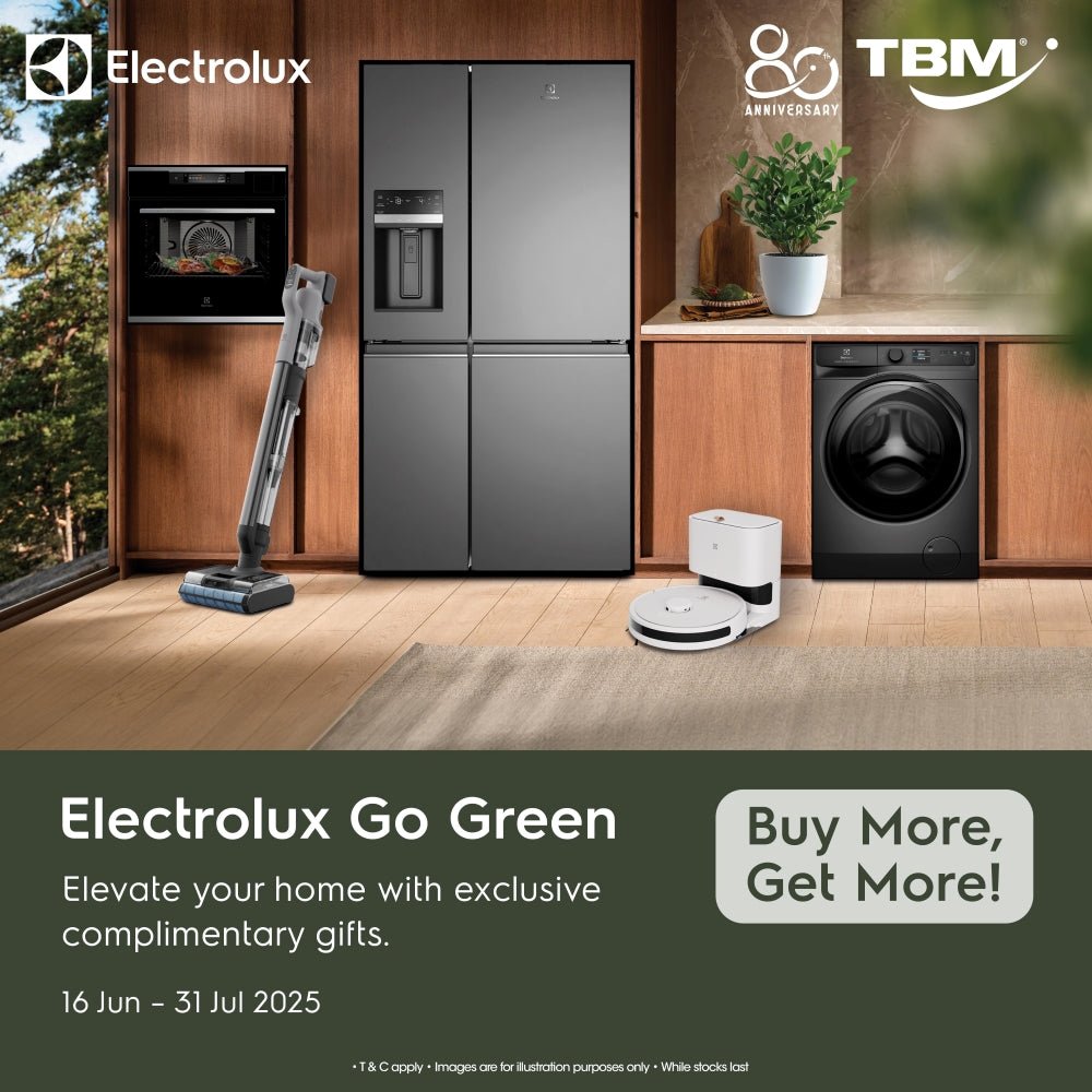 TBM x Electrolux Go Green | Valid until 31 July 2025 – TBM Online