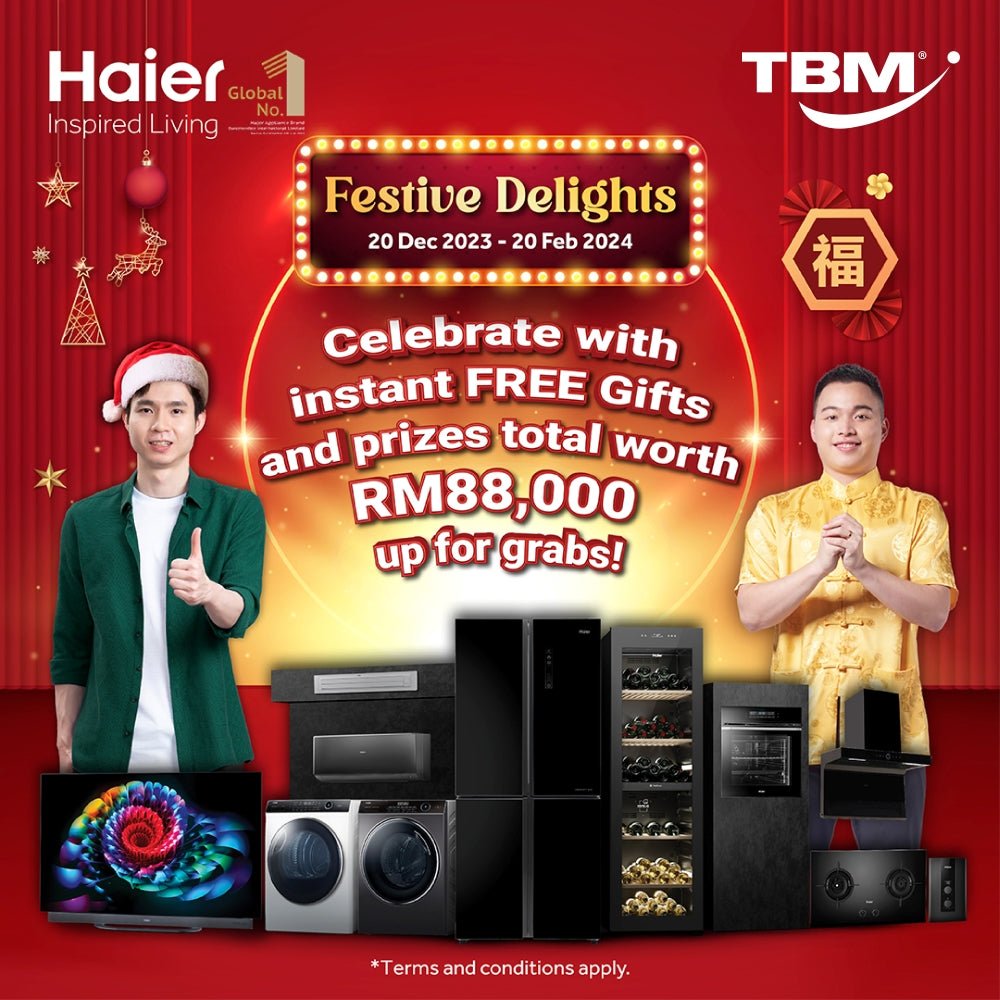 TBM x Haier Festive Delights | 20 Dec 2023 – 20 Feb 2024 – TBM Online