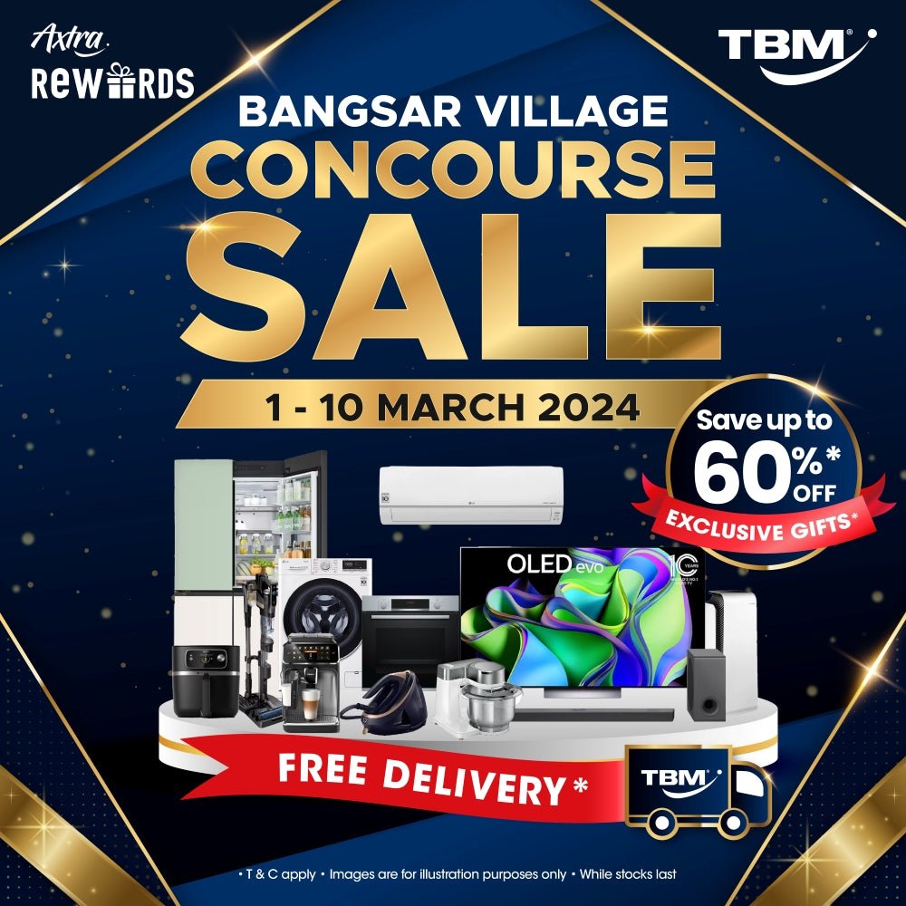 TBM x Bangsar Village Concourse Sale │ 1 – 10 March 2024 – TBM Online