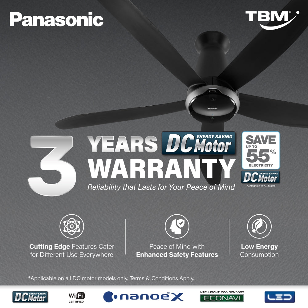 TBM x Panasonic DC Motor Warranty Promo – TBM Online