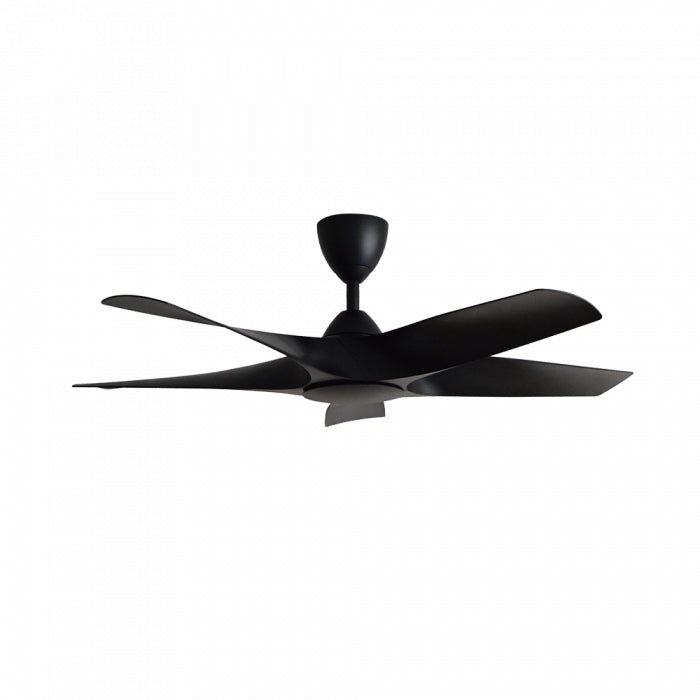 Alkova AXIS 5B/48 MATT BLACK Ceiling Fan 48" 5 Blades Matt Black | TBM ...