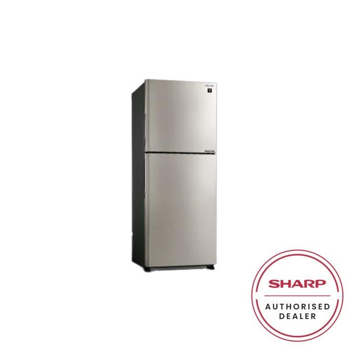 Sharp SJ4122MSS 2 Doors Fridge 410L J-Tech Inverter | TBM – TBM Online